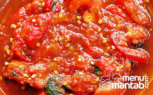 Cara membuat sambal tomat yang enak dan gurih - Resep Masakan Indonesia