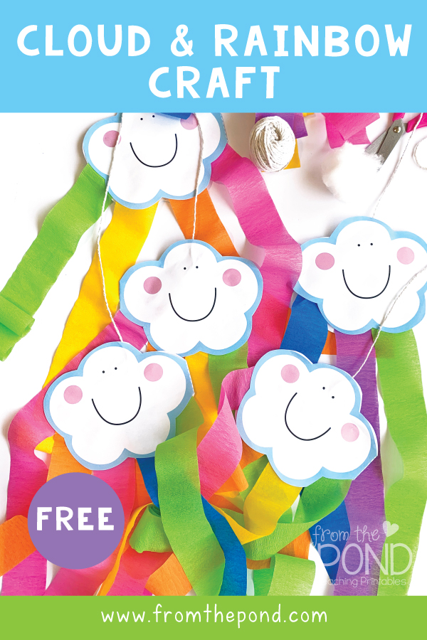 Rainbow Cloud Craft | From the Pond