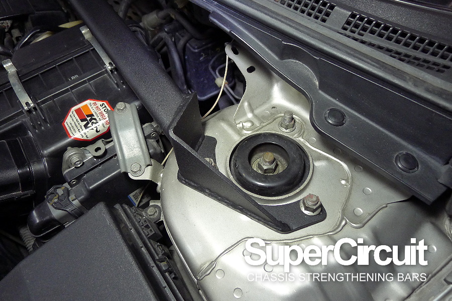 SUPERCIRCUIT CHASSIS STRENGTHENING BARS: Proton Inspira 2.0 Front Strut Bar