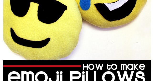 Eye Candy Creative Studio: DIY :: How to Make Emoji Pillows