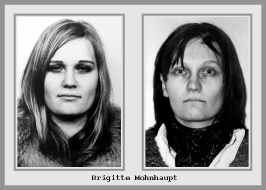 Unknown Gender History: Brigitte Mohnhaupt, Terrorist Serial Assassin ...