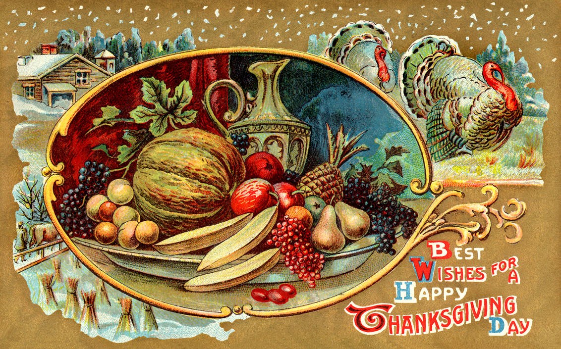 Antiques And Teacups: Thanksgiving Angel Fruit Tea, Happy Thanksgiving ...