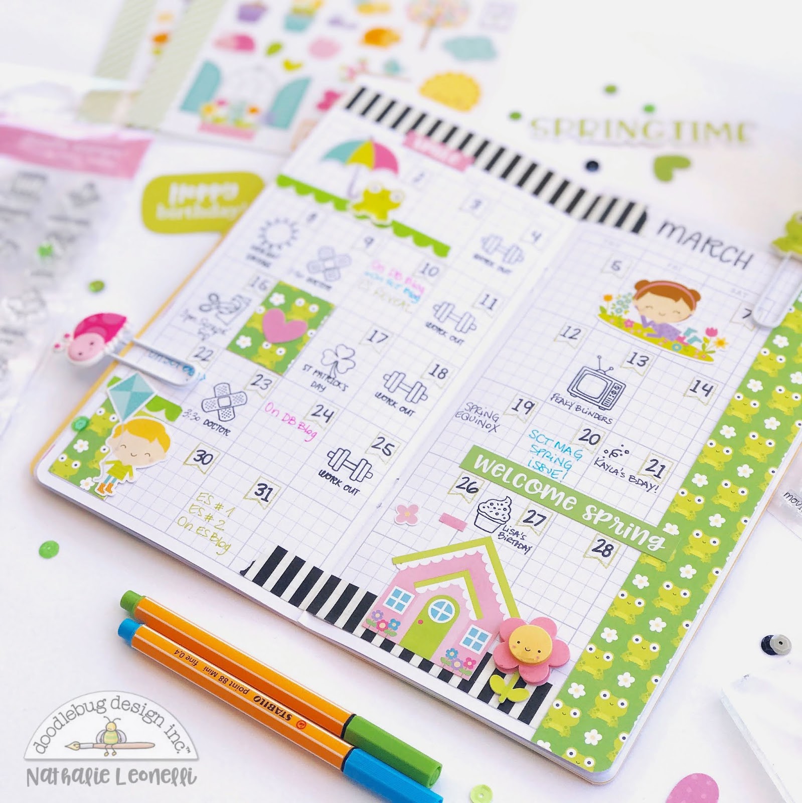 Doodlebug Design Inc Blog: PLANNER PAGES USING 'ALL OCCASION STAMPS ...