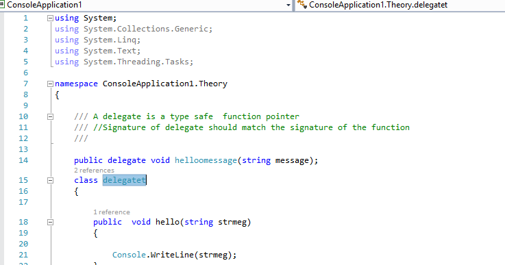 C#-Theory And Practical Knowledge: Day 16-Delegates