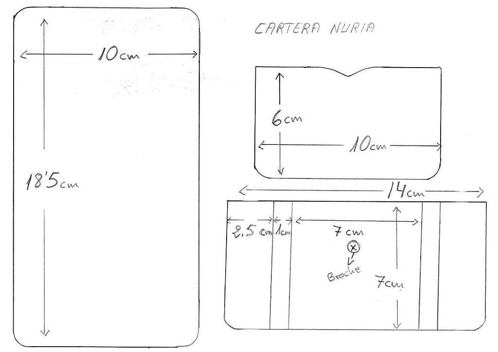 La ventana del cuero: Cómo hacer esta cartera-billetera de cuero grabada. Vídeo y patrones.