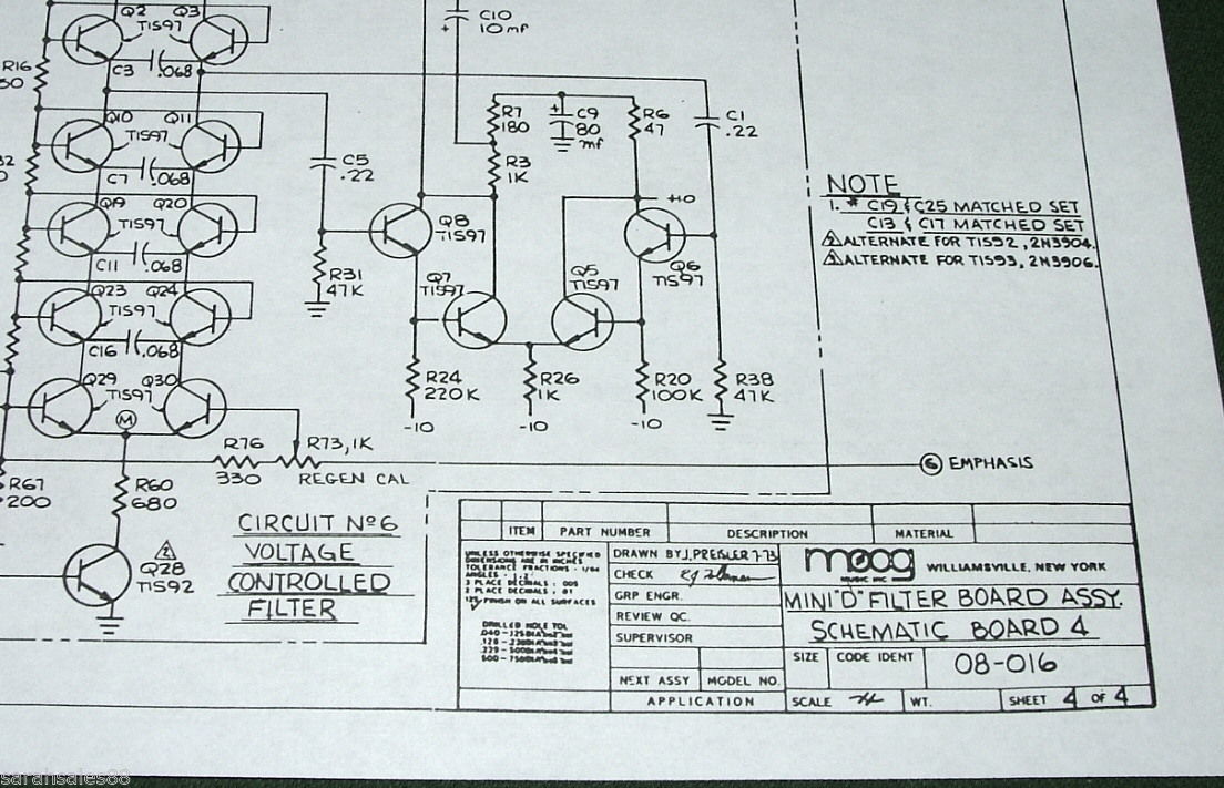MATRIXSYNTH: Minimoog Service & Operation Manual