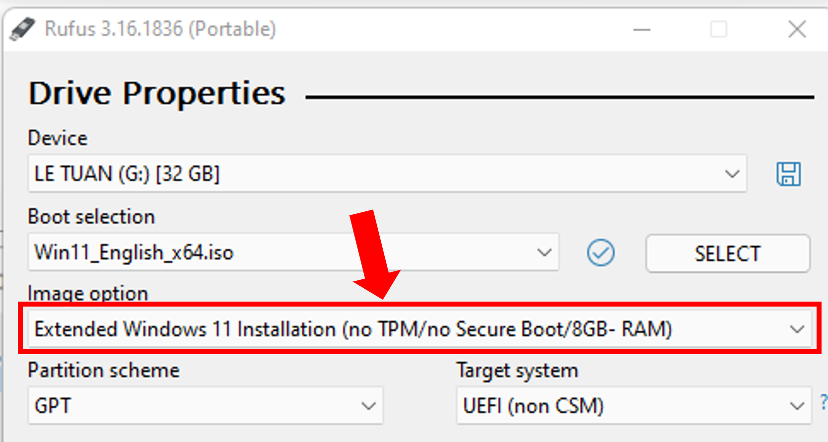 Công cụ Rufus cho phép Bypass TPM 2.0 và Secure Boot khi tạo USB cài ...