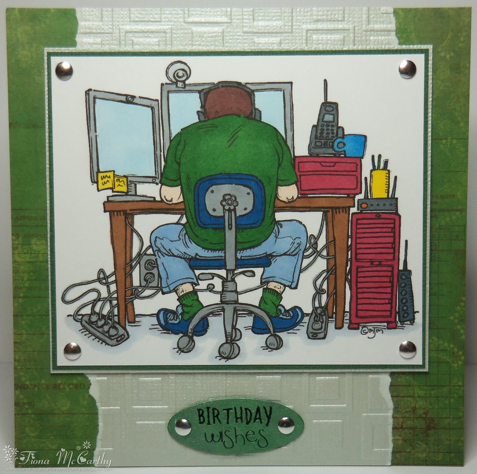 Crafty Cardmakers: Challenge 86 Masculine Birthday Featuring Technology ...