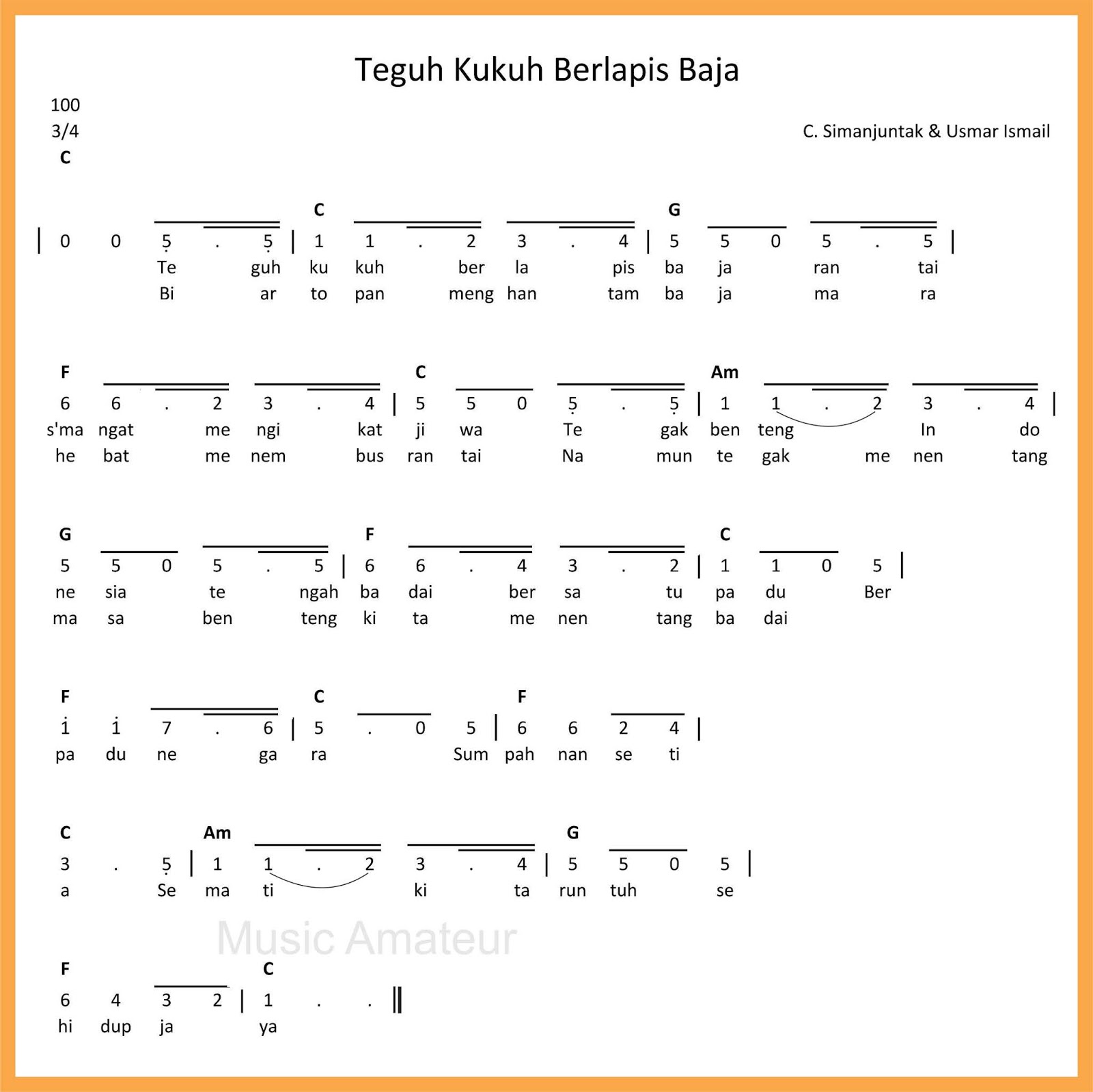 30+ Ide Spesial Notasi Baja