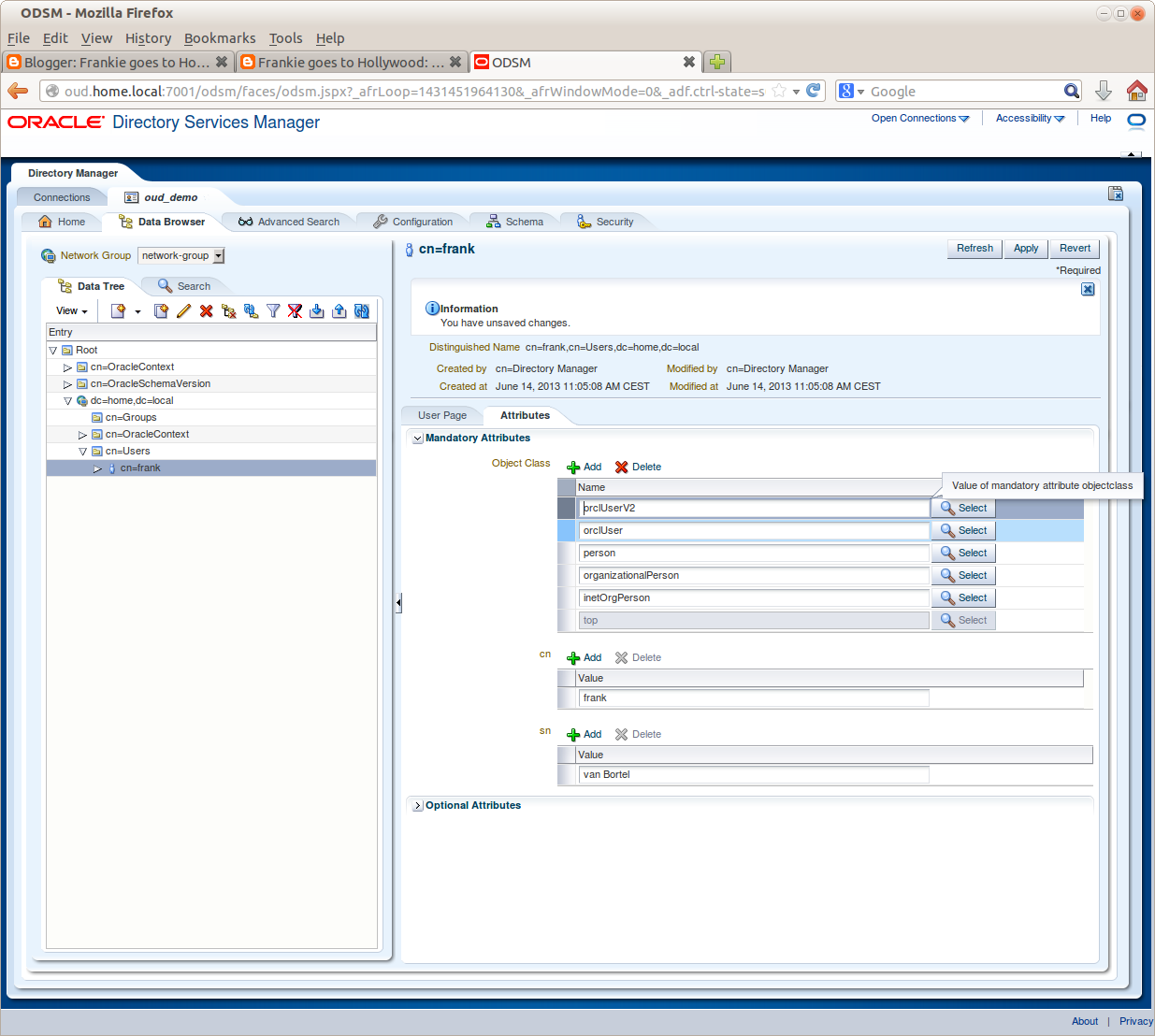 Frankie Goes To Hollywood Oracle Unified Directory 11 1 2 1 0 Tns And Eus Part 2 Enterprise