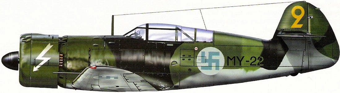 Airplanes in the skies + FAF history: VL Myrsky