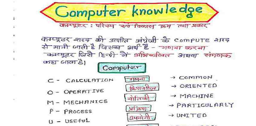 Computer Knowledge Notes In Hindi computer-knowledge-notes-in-hindi