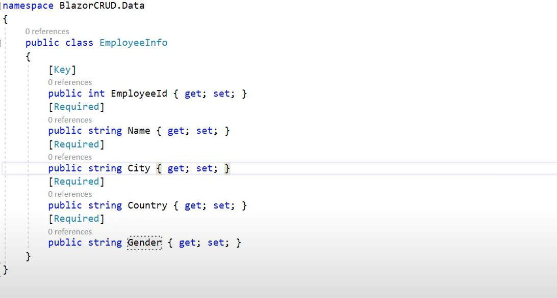 Blazor CRUD using REST API Blazor CRUD using REST API