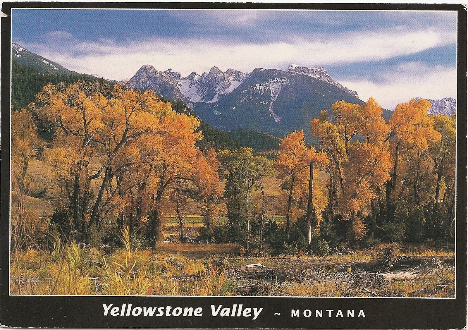 Around the World in Postcards: #27 USA: Yellowstone Valley, Montana