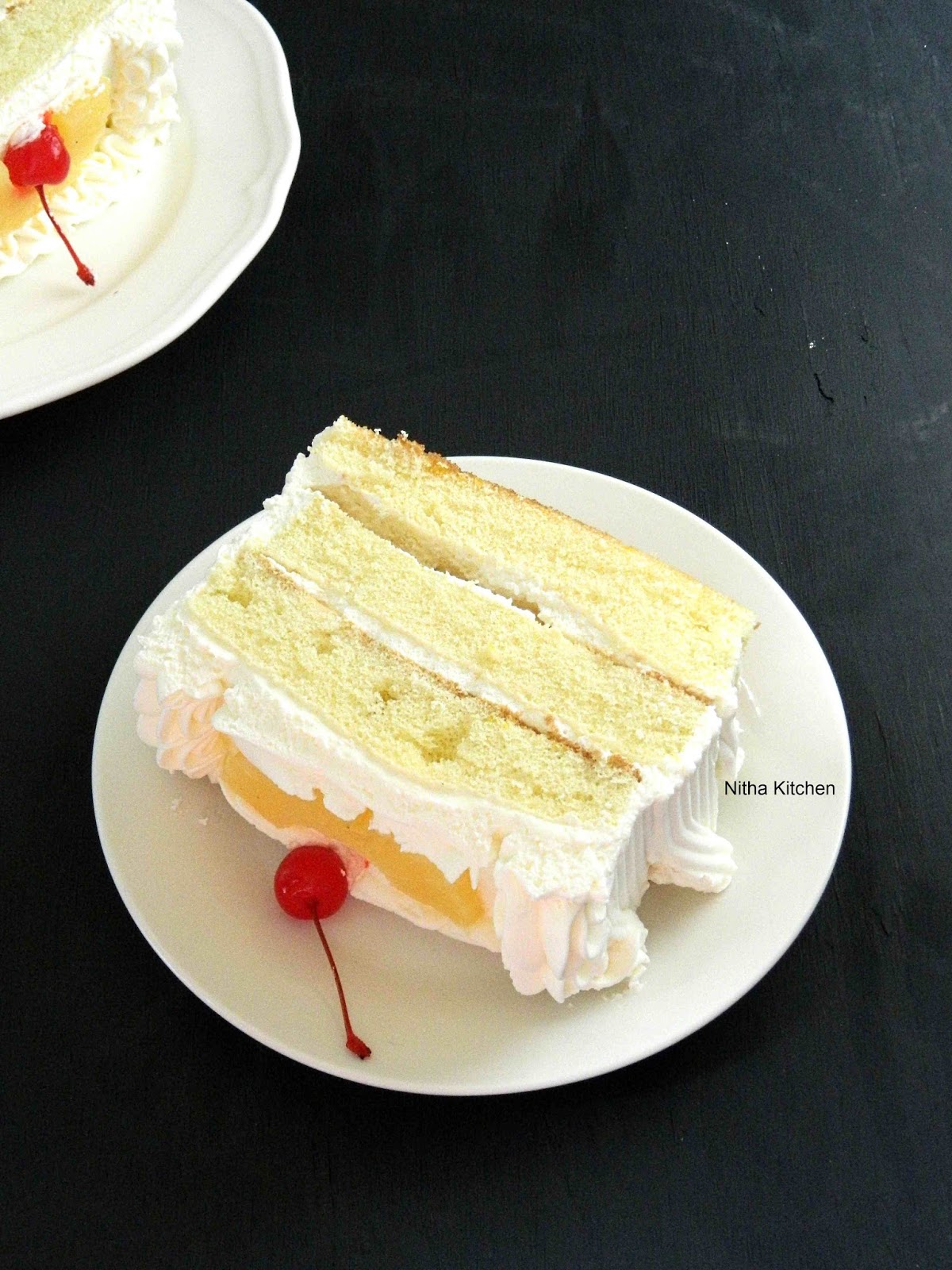 Pineapple Pastry | Pineapple Cake Recipe From Scratch - Nitha Kitchen