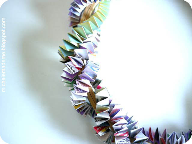 michele made me: Series 6: The Box Chain #5 - Paper Wreath