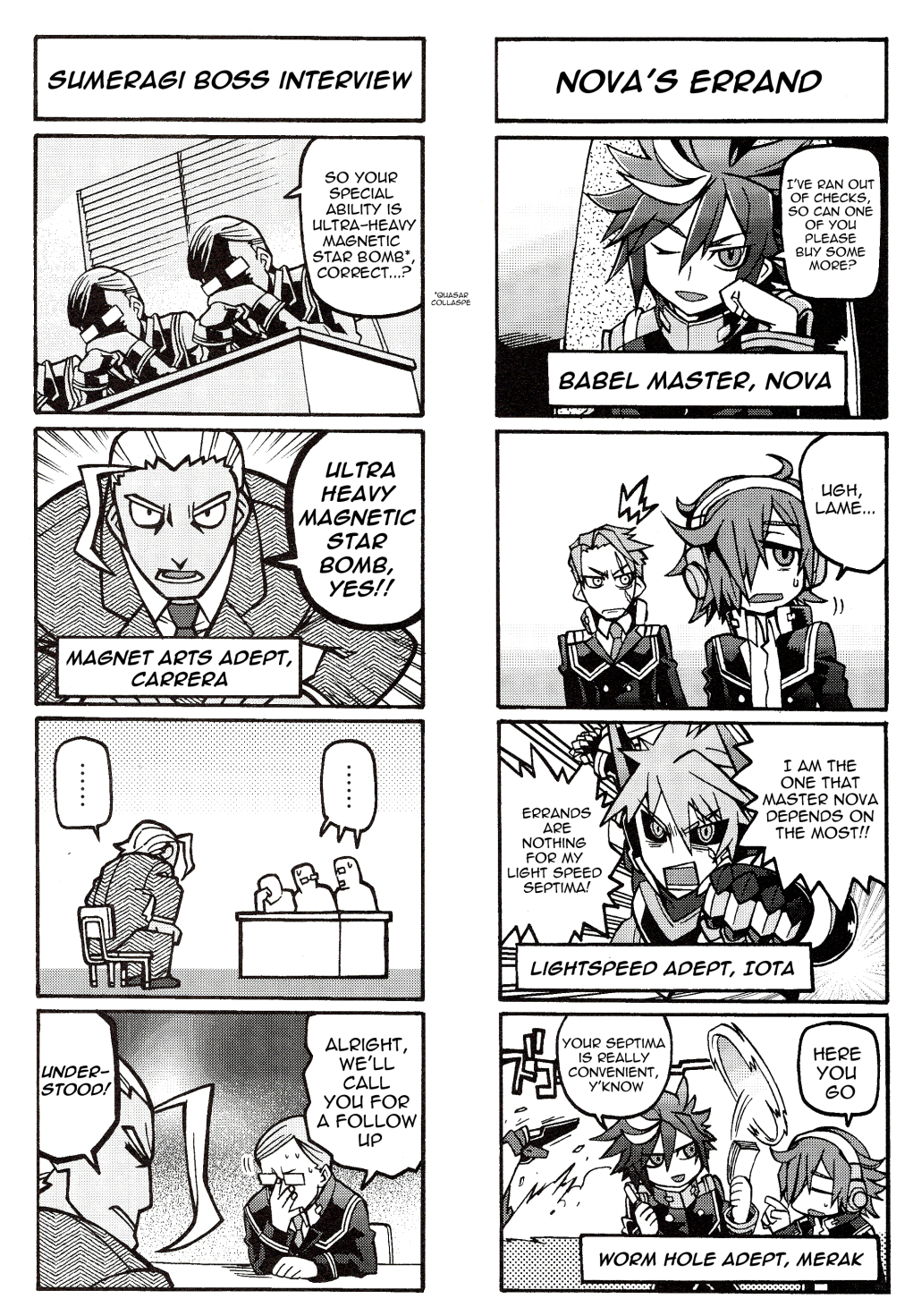 Skybane's Gunvault: Gunvolt 4-Komas From Dengeki Nintendo (June)