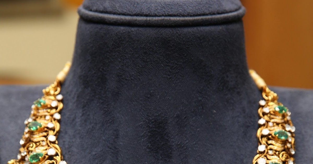 Pachi Work Heavy Necklaces by PMJ - Jewellery Designs