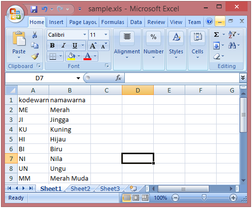 VB6: Menampilkan Data dari Excel ke Datagrid