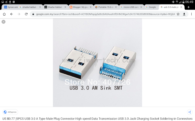 My journey with the Linux Operating System: USB 3.0 Male plug