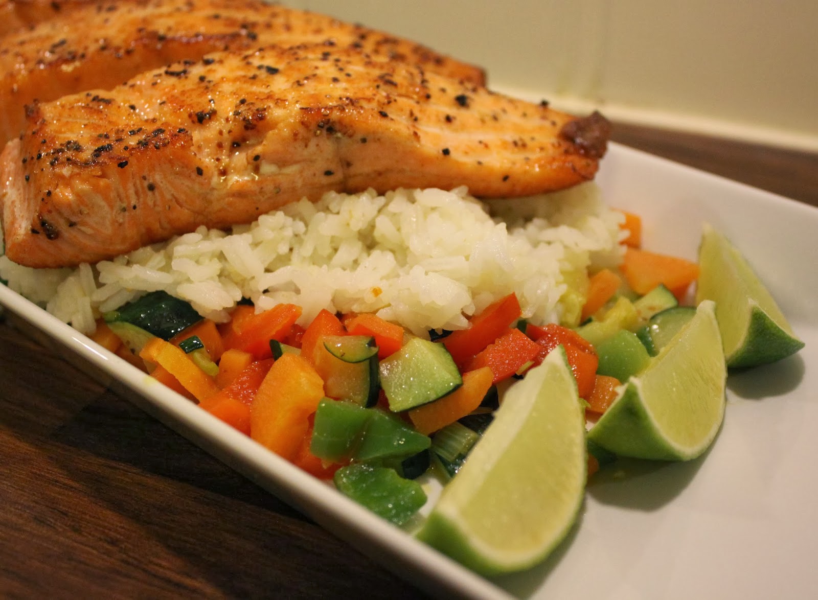 Velkommen til Kjøkkenkroken: Ørret med stekt ris og grønnsaker