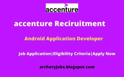 Accenture Solutions Pvt Ltd Bangalore Android Application Developer ...