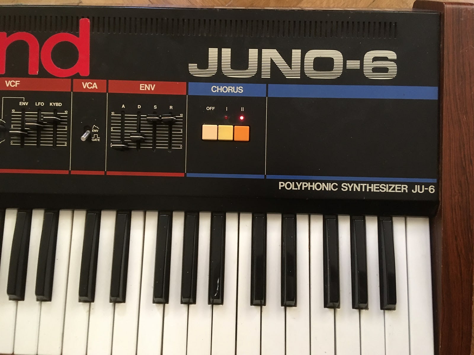 MATRIXSYNTH: Roland Juno-6 w/ Custom Roland Sticker on Front Panel