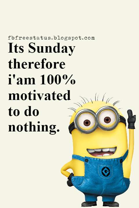 Funny & Inspirational Sunday Quotes With Funny Sunday Memes