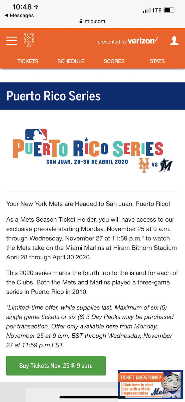 TheMediagoon.com: Mets send out presale for Puerto Rico tickets