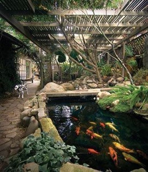 47 Beautiful Fishpond Design for Backyard | ARA HOME