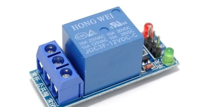 Relay 1 Channel 12V for PLC - Aksesoris Komputer Lampung