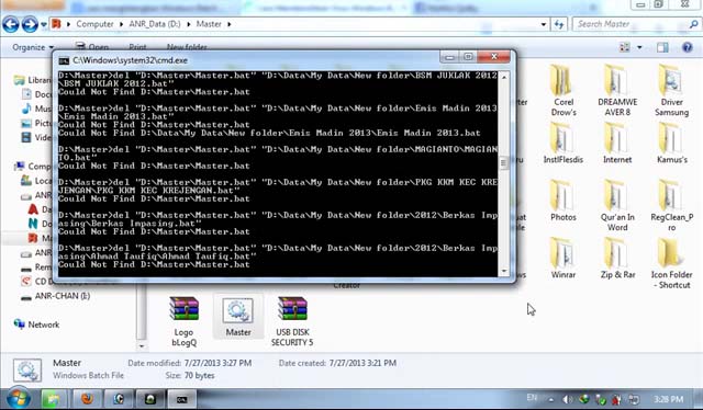 Cara Membersihkan Virus Windows Batch File (.bat) di Setiap Folder ...