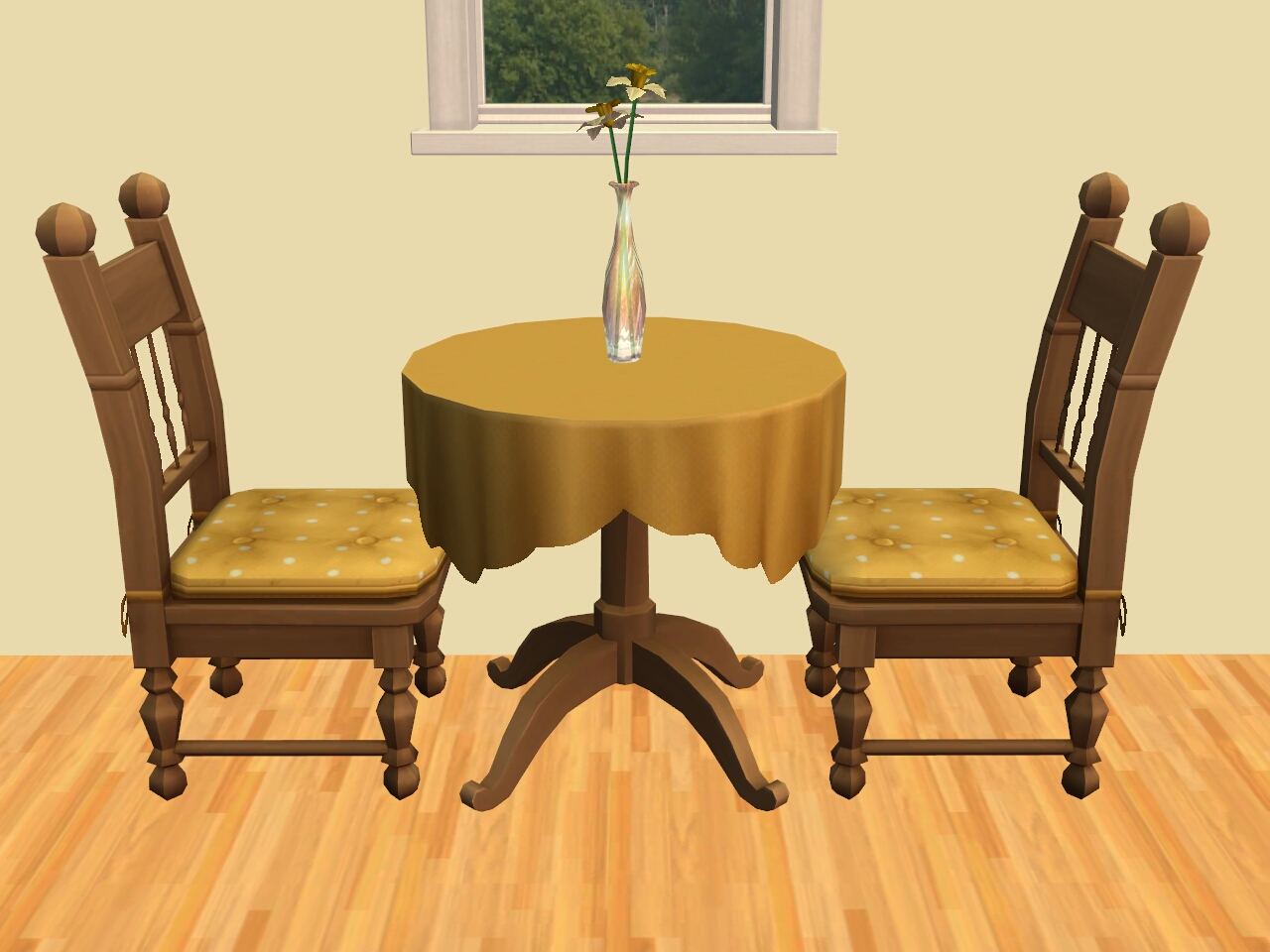 TheNinthWaveSims: The Sims 2 - TS4 Cottage Living Dining Set For The Sims 2
