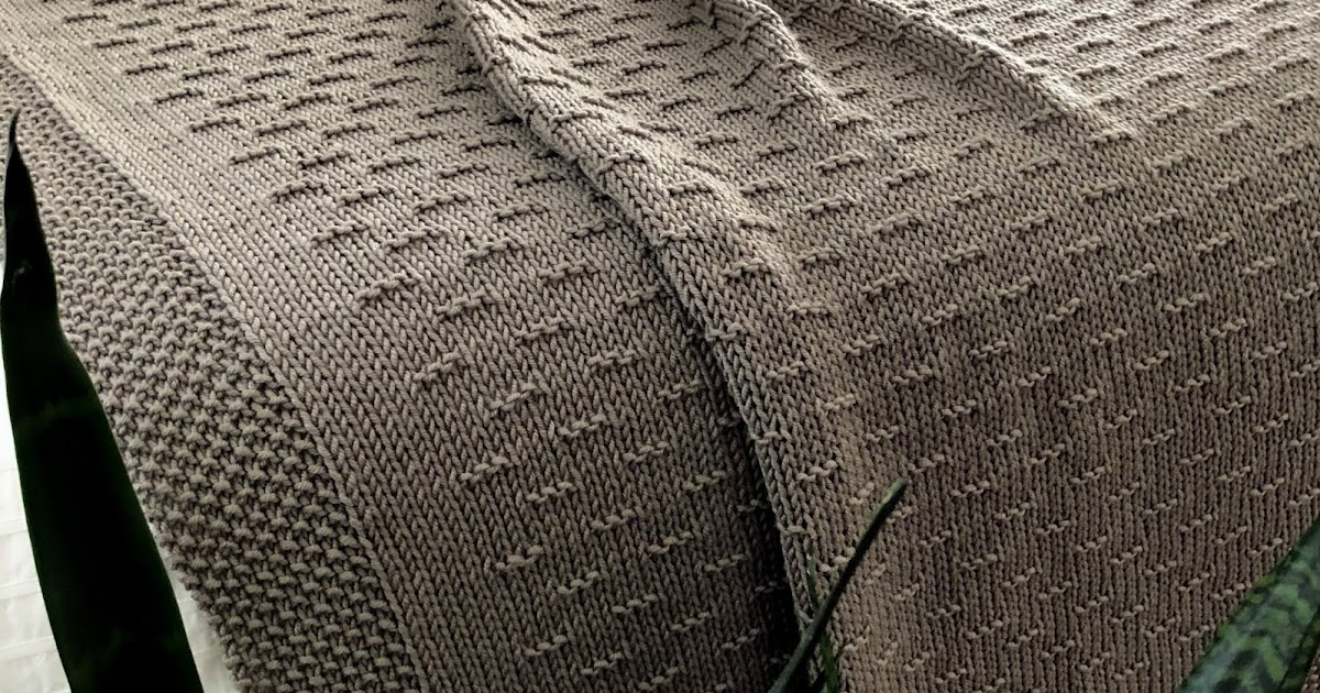Fifty Four Ten Studio: Stay on the Ridge - New Blanket Knitting Pattern