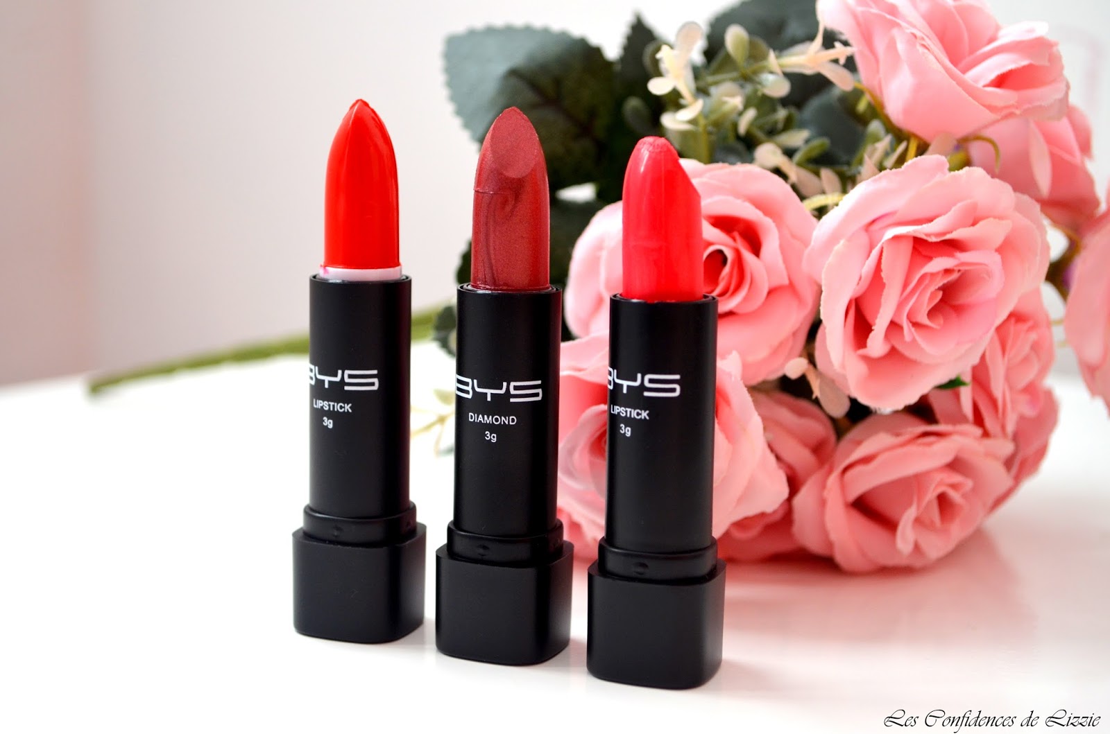 Les rouges à lèvres Bys Maquillage - Les confidences de Lizzie, blog ...