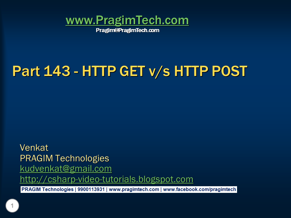 Sql server, .net and c# video tutorial: Part 143 - Difference between ...