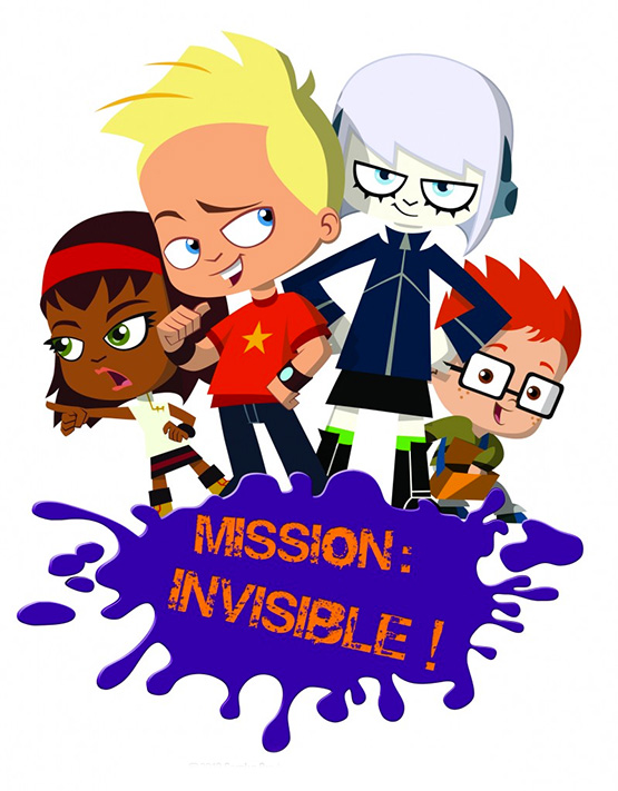.: Character design sur la série "Mission Invisible" chez Samka Productions