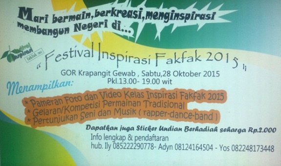 Enjoy Fakfak Inspirations Festival in West Papua, Indonesia - BCFOS