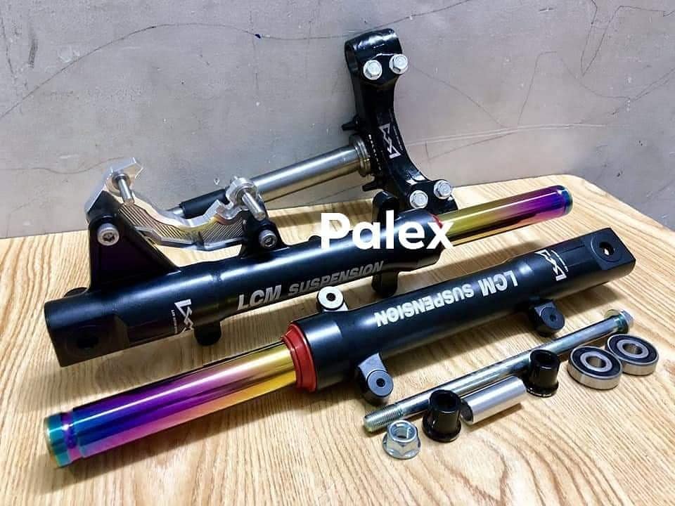 LCM RACING SUSPENSION FRONT FORK Y15ZR 31MM AUTO REBOUND ~ PALEX MOTOR ...