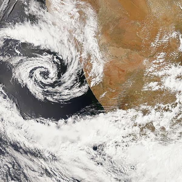 Mossel Bay Weather Observation, South Africa : Update: Cold front and ...