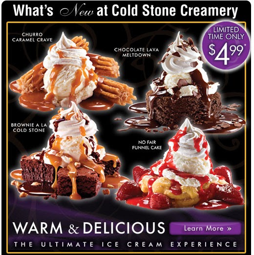 Barbara's Beat: Cold Stone's new "plate desserts" are $4.99 each ...