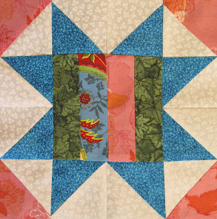 Quilt Star with Center Strips by The Quilt Ladies - Beth Ann Doing