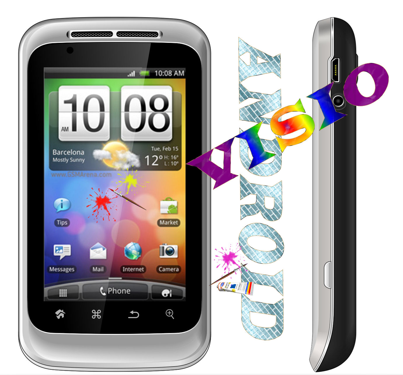 visio v128android hp seharga 450ribu saja