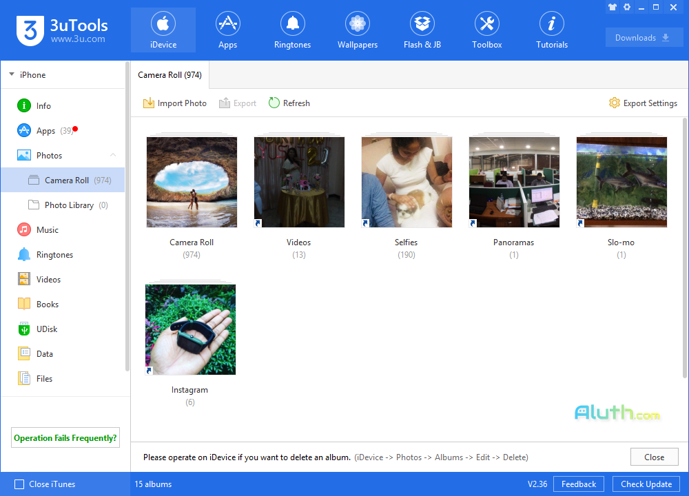3uTools - All in one tools software for iPhone / iPad / iPod | Aluth