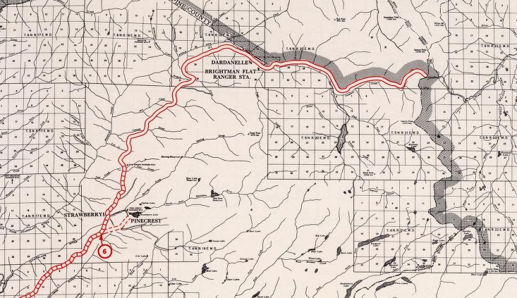 Trans-Sierra Highways; California State Route 108 over Sonora Pass