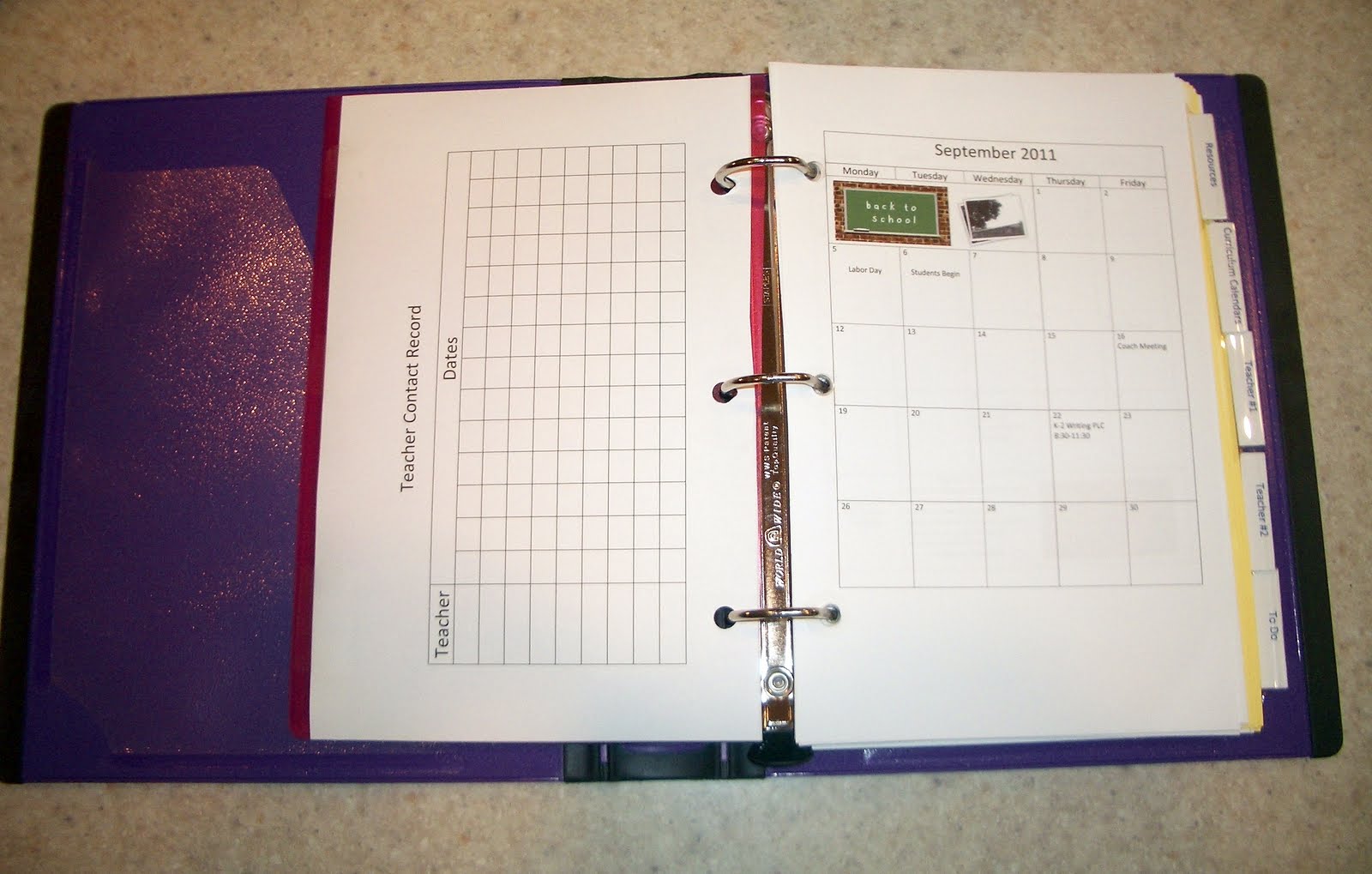 One Literacy Coach: Coaching Notebook: My Latest Version