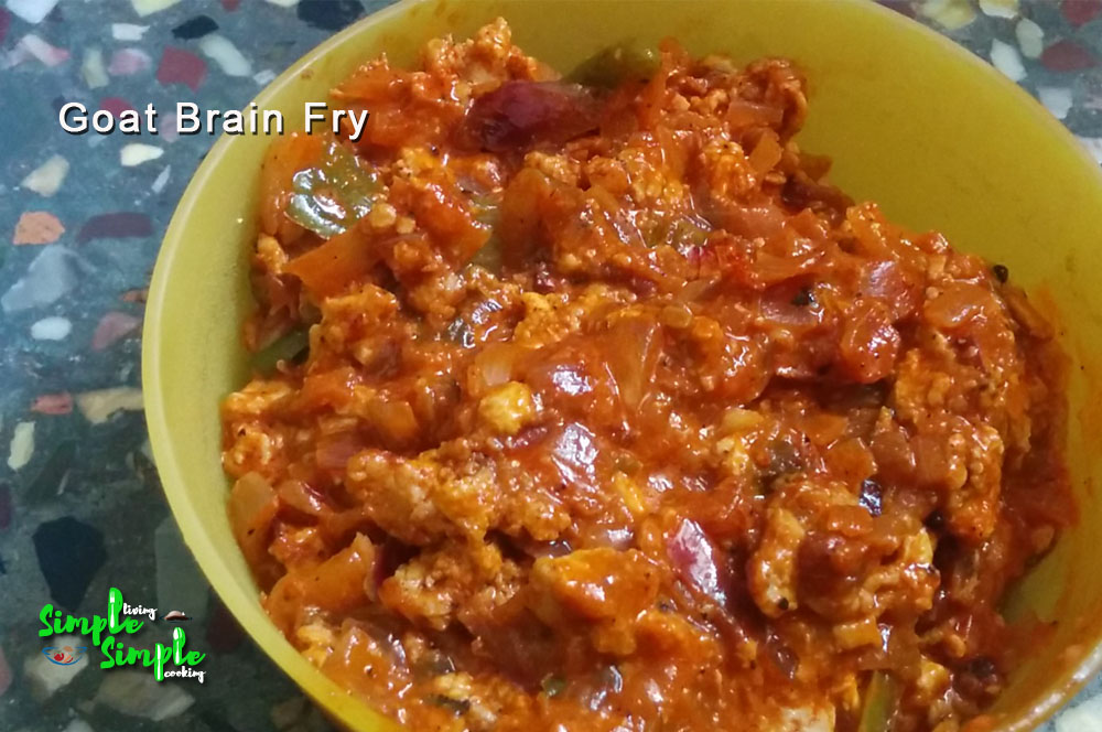 Simple Living Simple Cooking: Goat Brain Fry