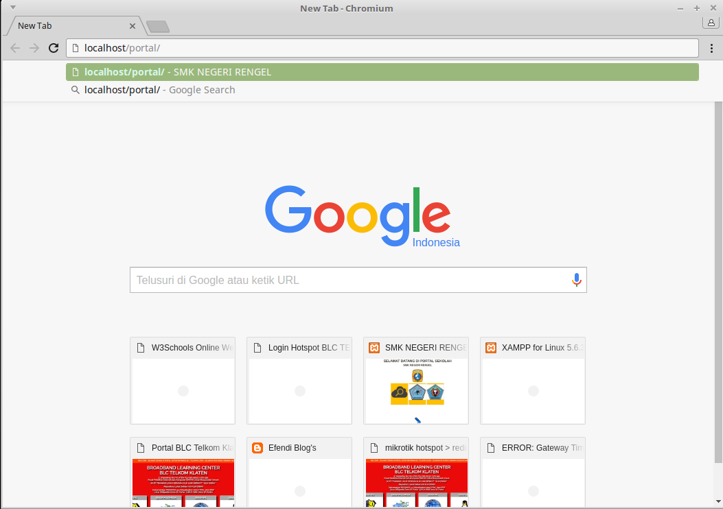 Chrome newtab