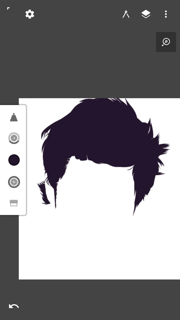 √ [Full] Cara membuat vector di Infinite Design bagian rambut dan mata pria