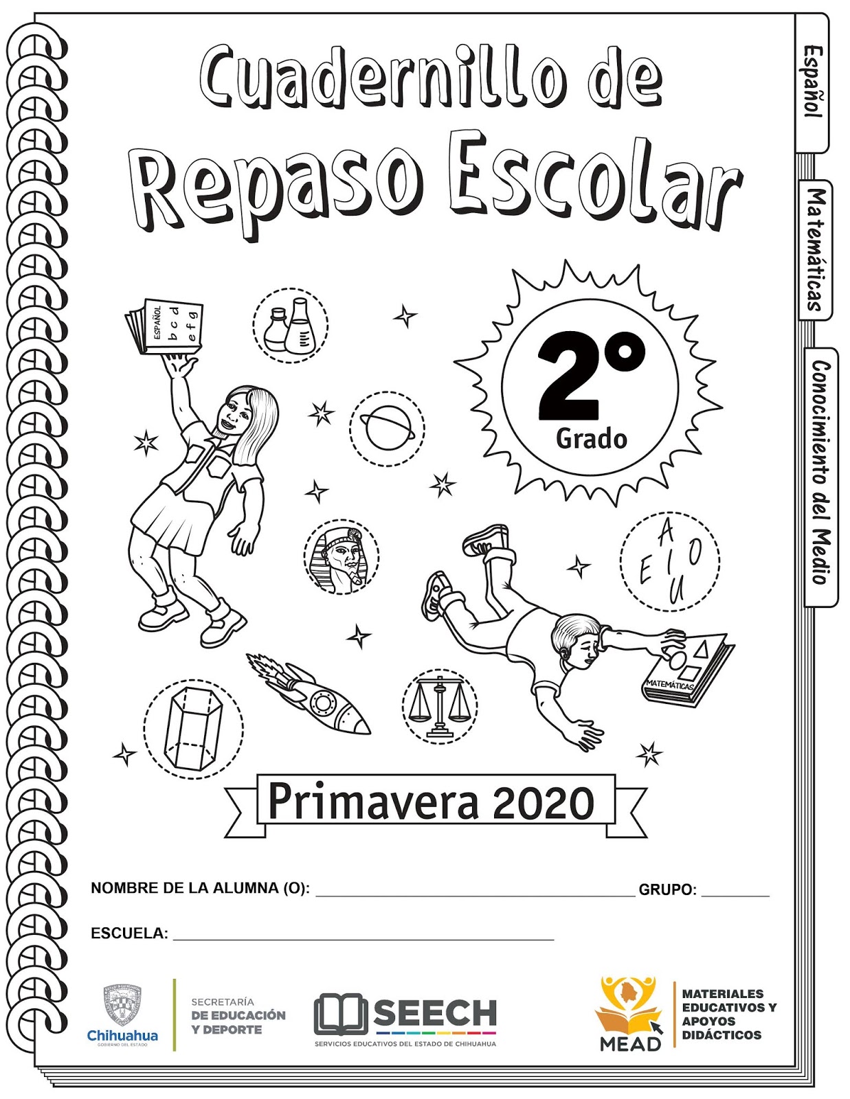 Material Educativo: Cuadernillo de Repaso Escolar 2º grado Ciclo ...